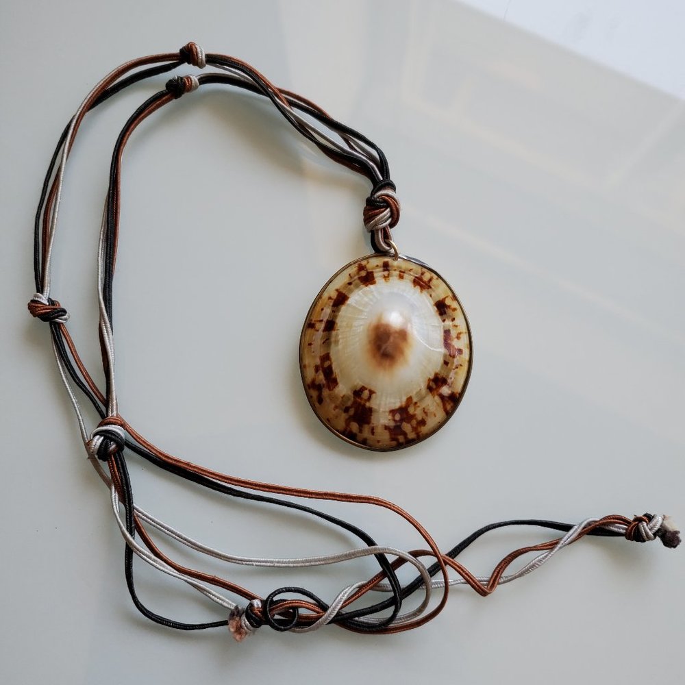 Vintage Beautiful Bo Ho Beach Large Concave Shell Pen… - Gem